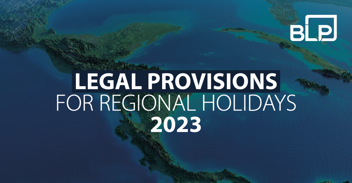 Regional Holidays Calendar 2023 - BLP Legal